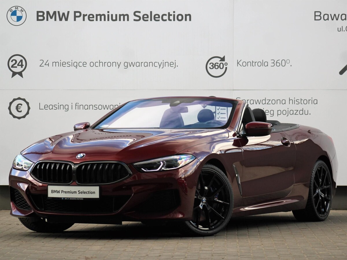 BMW Seria 8 G14G14 | Bordowy | Kabriolet | Benzyna | 340KM | 2998cm3 ...